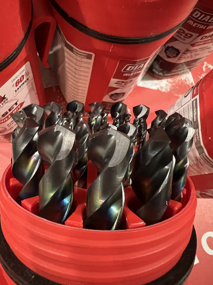 29 pc Metal Demon Drill Bits Set for Mild, Hardened and Stainless ...