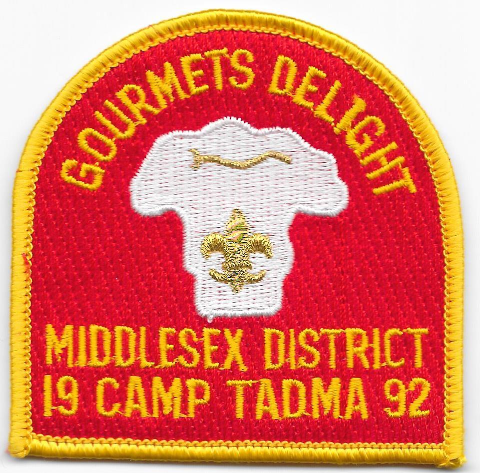 1992 Camp Tadma Middlesex District Long Rivers Council Boy Scouts of ...