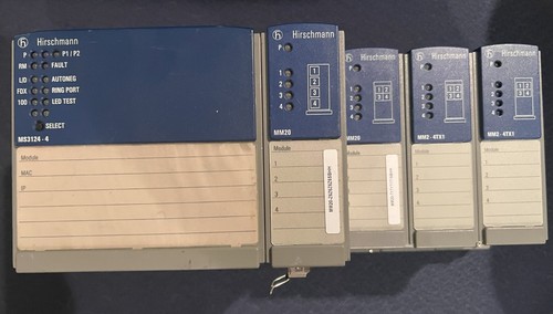 Hirschmann MS3124-4 Switching Media MICE Module with MM20 and MM2-4TXI ...