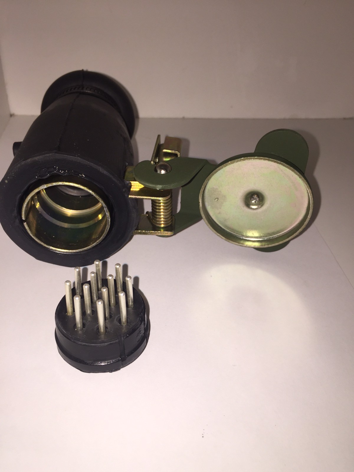 12 Pin to Flat 4 Military Electrical 24V Trailer Plug Connector Cord ...