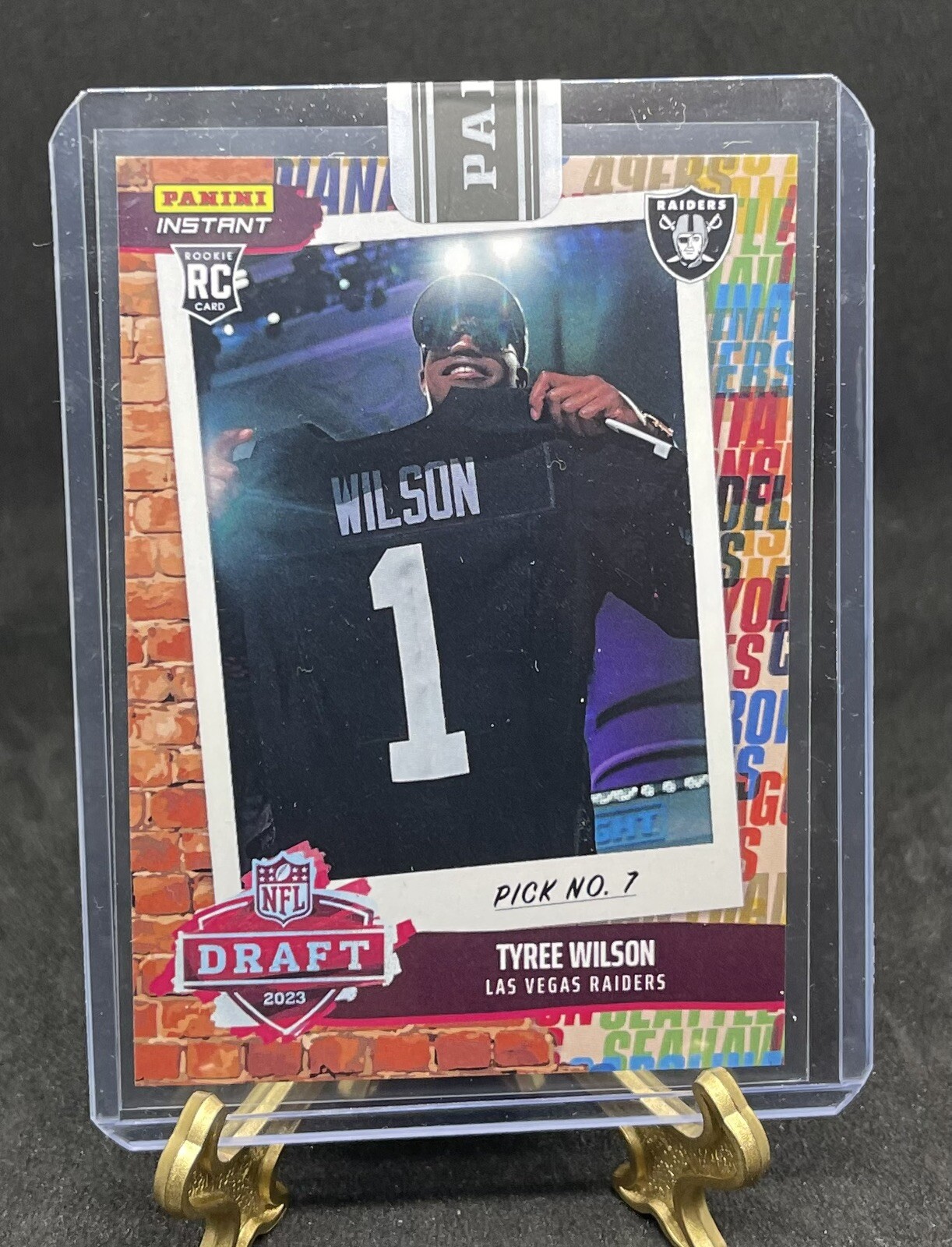 TYREE WILSON 2023 PANINI INSTANT NFL DRAFT ROOKIE RC VERSICOLOR SSP 4/5 ...