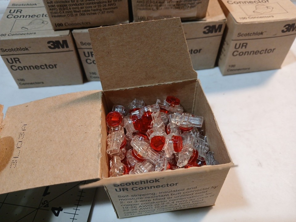 3M Scotchlok UR Connectors, Gel-Filled, Lot of 700 | eBay