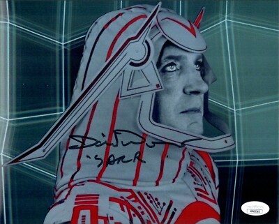 DAVID WARNER Signed Sark TRON 8x10 Photo LEGEND Autograph JSA COA Cert ...