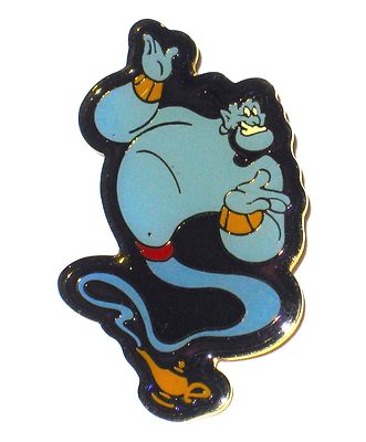 RARE Retired Cast Member Disney Pin HTF Aladdin Genie Robin Williams ...