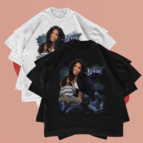 SZA Vintage T Shirt Short Long Sleeve Tony Solána Imani Rowe Rapper ...