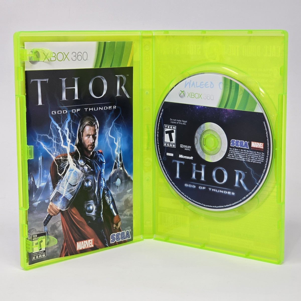 Xbox 360 Original Thor God Of Thunder Avengers Sticker