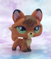 2pcs Littlest Pet Shop Orange Brown Firefox Fox Dog LPS #807 #1812 for ...