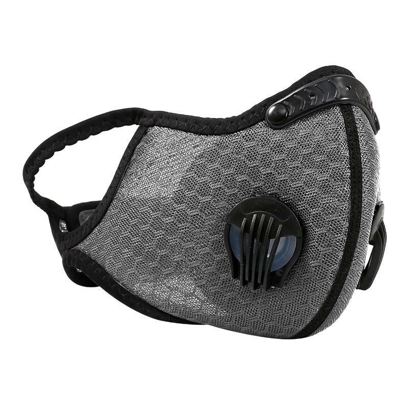 ⭐Face Mask Reusable Covering with Dual Valve Washable Breathable Unisex ...