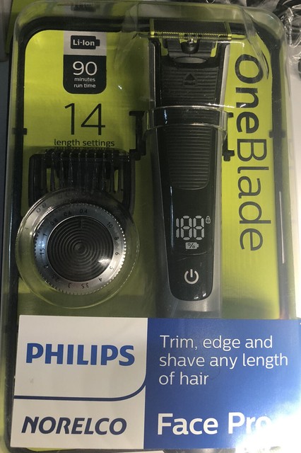 Philips Norelco OneBlade Pro Hybrid Electric Trimmer and Shaver ...
