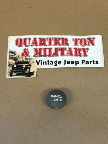 Panel Light Switch Knob ONLY Museum Quality Metal G503 Fits MB GPW ...