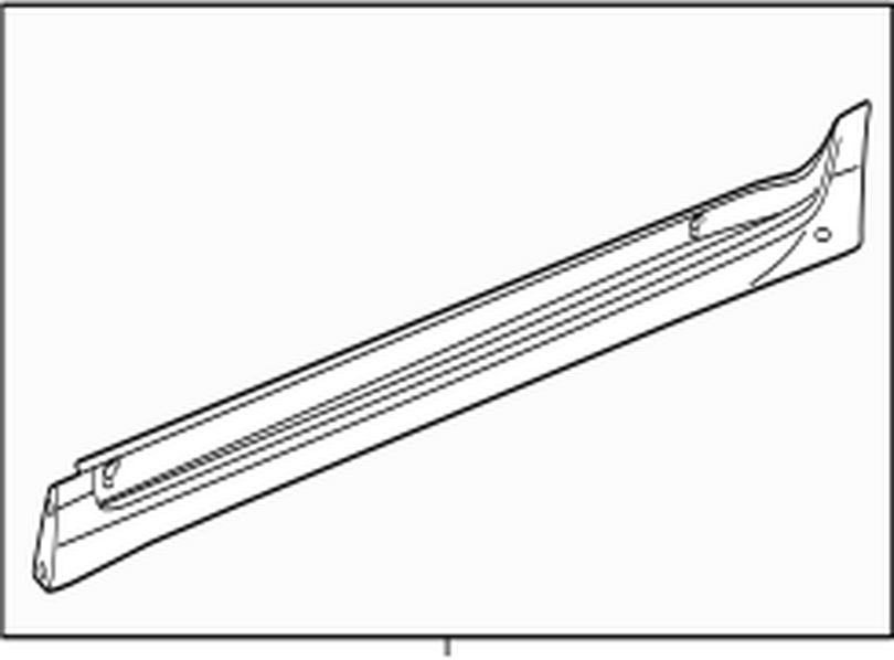 75850-76010-A0 Toyota Moulding assy, body rocker panel, rh 7585076010A0 ...