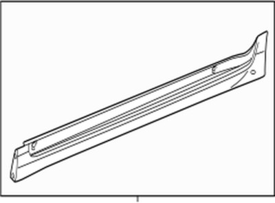 75850-76010-A0 Toyota Moulding assy, body rocker panel, rh 7585076010A0 ...