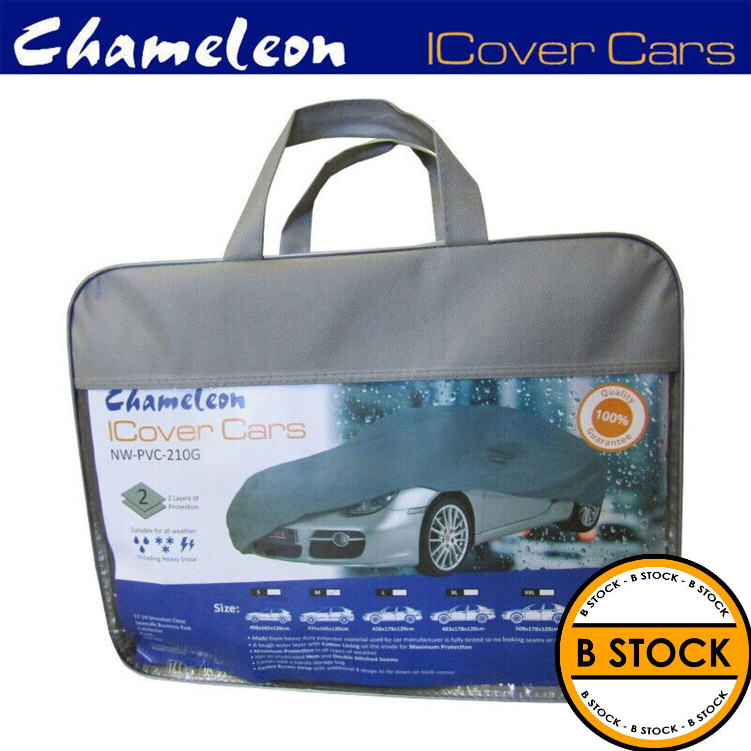 Car Cover Waterproof Double Stitched Heavy Duty 210G UV Protection B-Stock | eBay UK