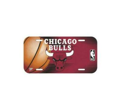 CHICAGO BULLS LICENSE PLATE PLASTIC NBA BASKETBALL MADE IN USA NEW | eBay
