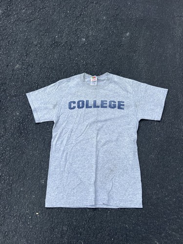 Y2K 1990’s Campus Customs Yale University T Shirt Adults S Gray Graphic ...