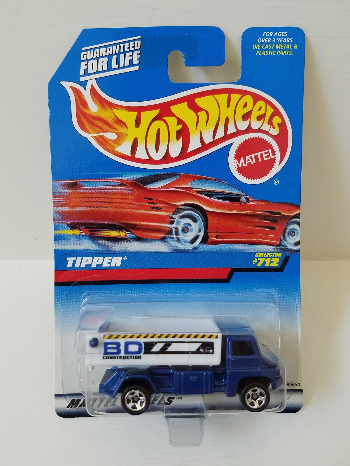 1998 Hot Wheels Blue Tipper BD Construction #712 95650 MOC for sale ...