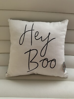 Target Bullseye Playground Halloween Throw Flip Pillow Hey Boo and ...