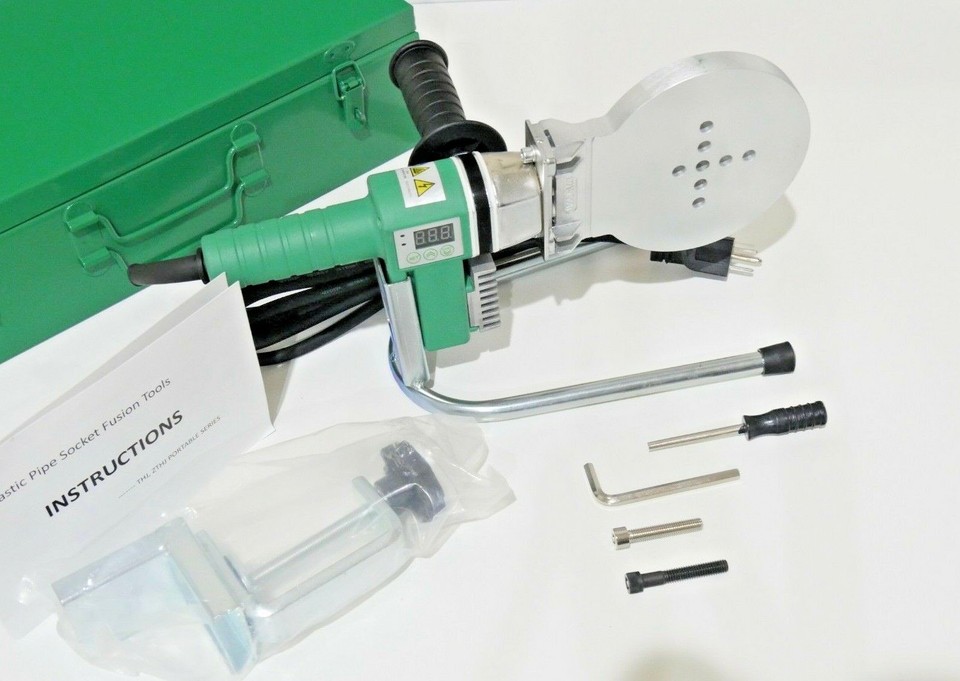 110V - 1200W Pipe Fusion Welding Tool w/ IPS upto 3" and PPR upto 110mm ...