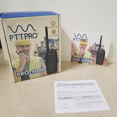2 Way Radio PTT PRO Brand PRO-5000 Output 5/10W | eBay