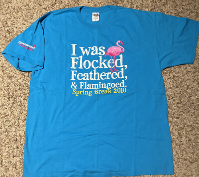 Cheeseburger In Paradise T-shirt (Jimmy Buffet) Used XL Flamingo | eBay