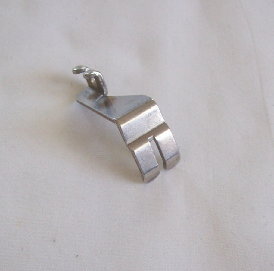 Singer SLANT gathering shirring presser foot Part 161169 | eBay
