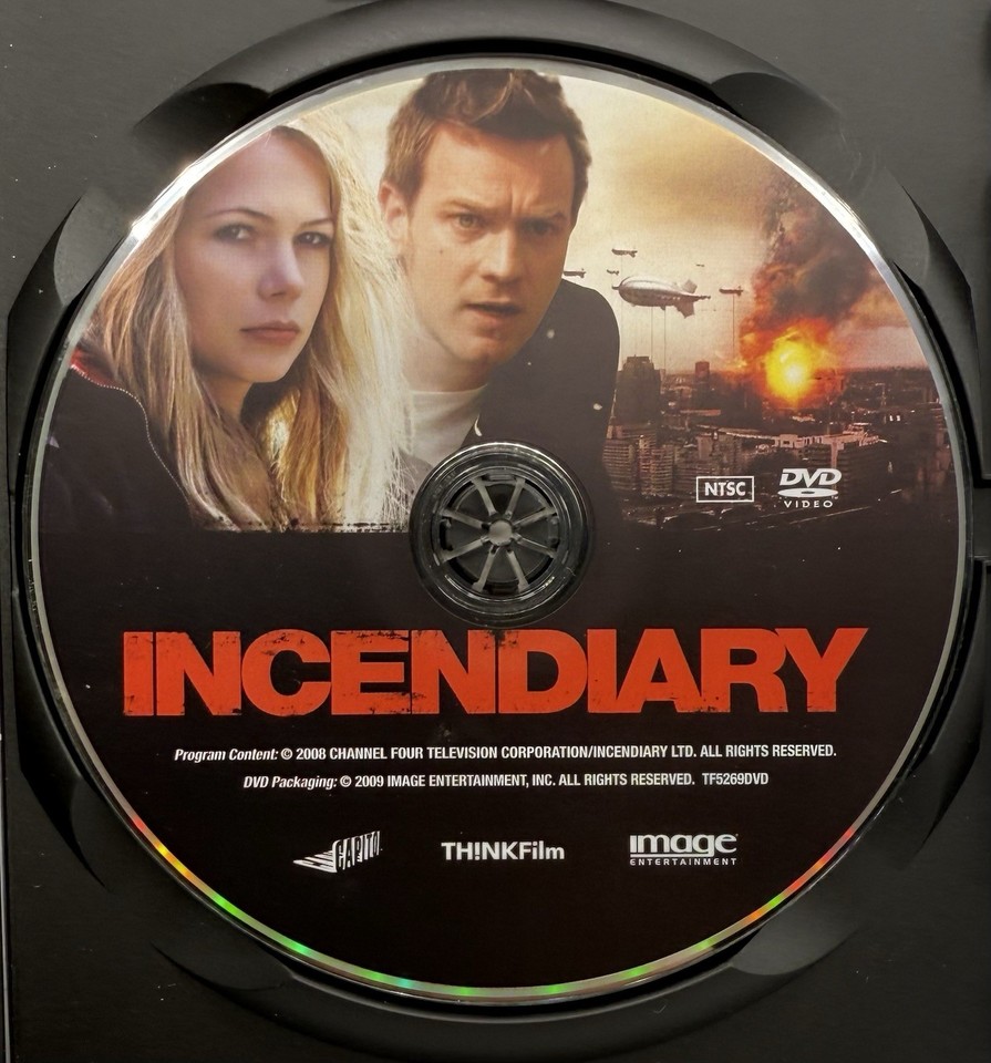 Incendiary DVD Widescreen Michelle Williams Ewan McGregor Matthew ...