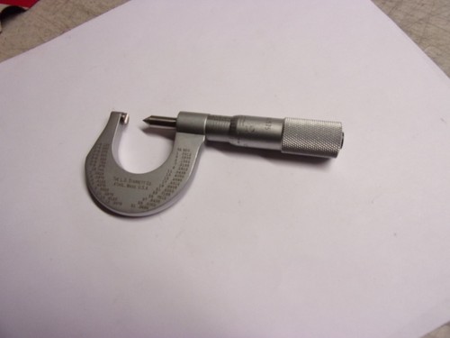 STARRETT #575FP 32-40P V & American National Screw Thread Micrometer ...
