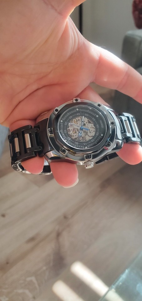 Croton Lord Harris Limited Edition Tungsten Skeleton Watch CN307069 | eBay