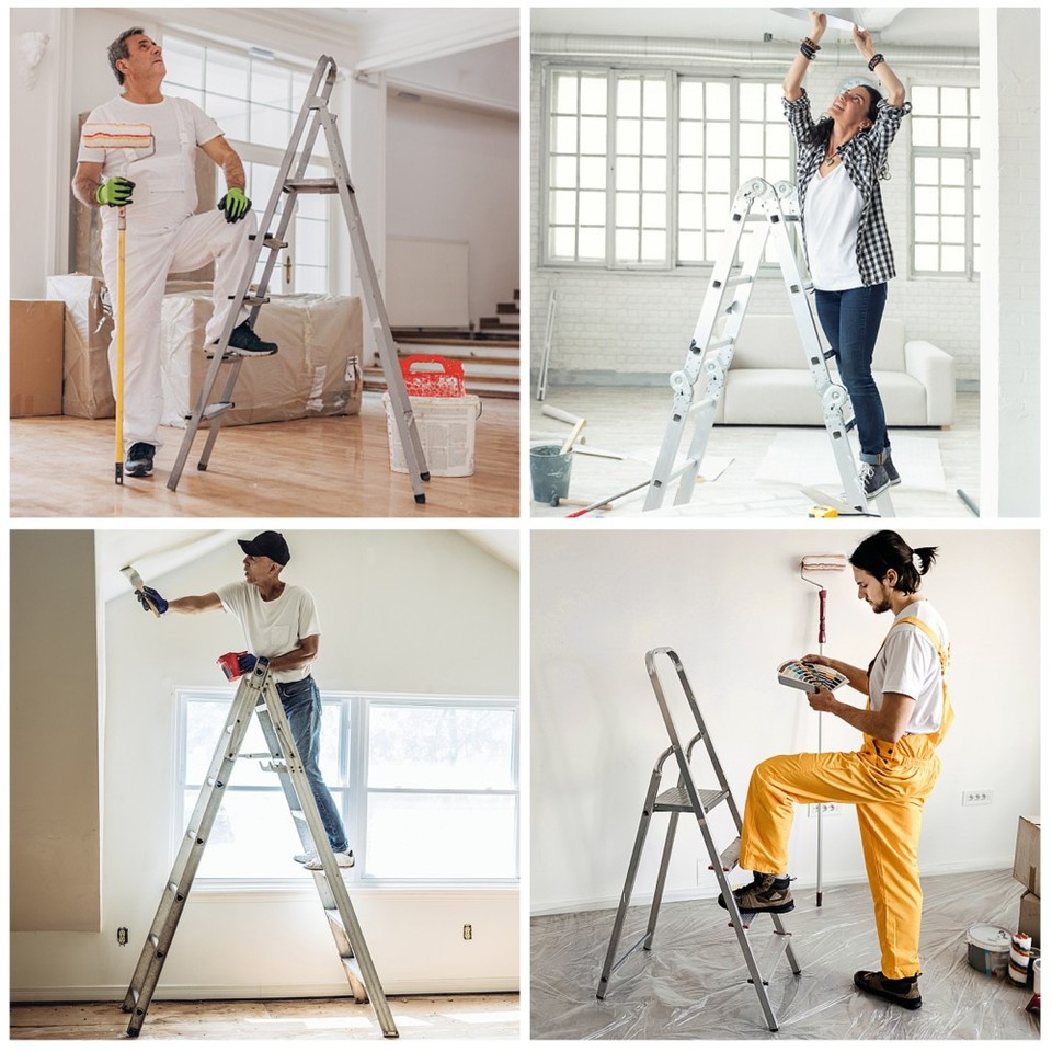 8 pcs Folding Ladder Feet Covers Versatile Ladder Leg Covers Non-skid ...