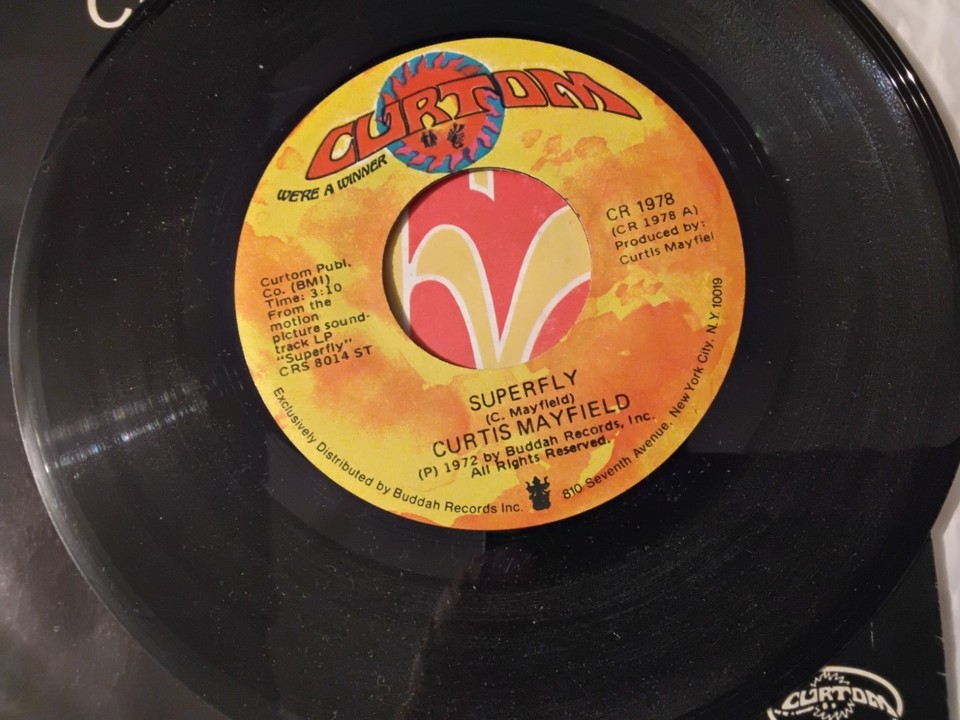 Curtom 45 RPM Record. curtis Mayfield, Super Fly , vg | eBay