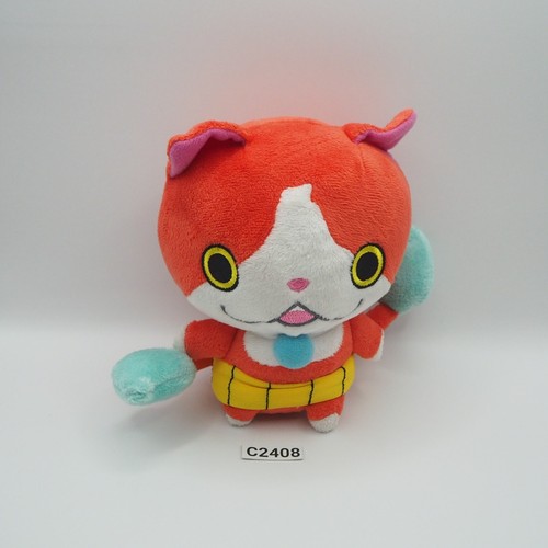 Yokai Watch C2408 Jibanyan Bandai Voice box Talking WORK Plush 6" Toy ...