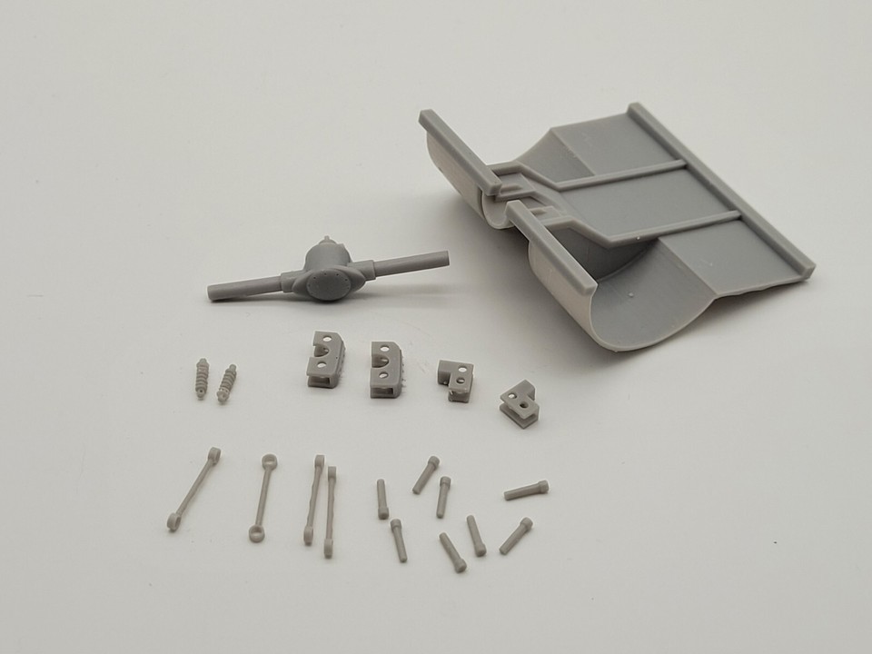 Pro Street Back Half Tubbed Chassis 4 Link 1/24 and 1/25 scale model ...