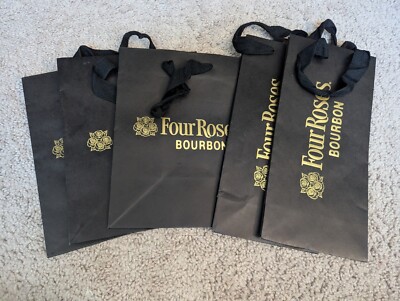 Four Roses Gift Bags - Lot of 5 (Five) - Various Sizes | eBay