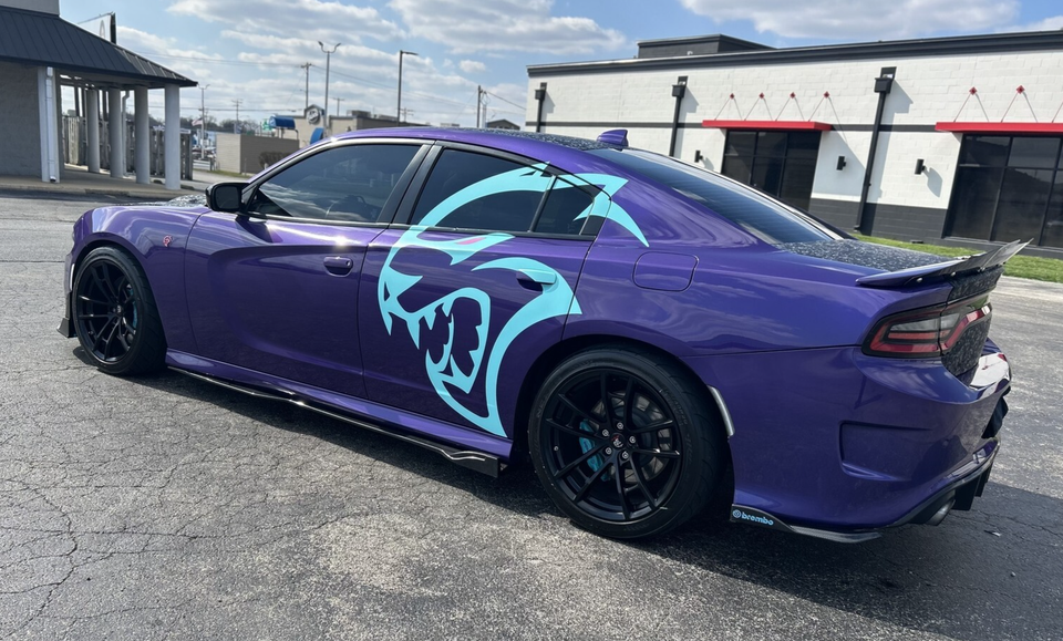 Dodge Charger Hellcat Logo Vinyl Decal Custom Color and Size upon ...