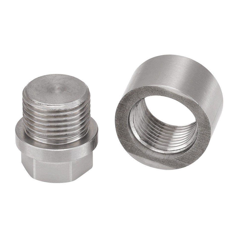 2 Pairs O2 OXYGEN SENSOR BUNG & PLUG M18 X 1.5 WIDEBAND WELD ON / IN ...