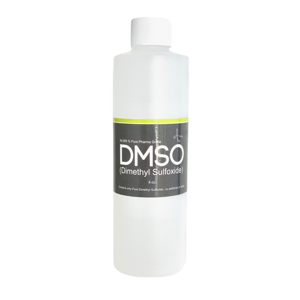 DMSO 8 oz. Bottle Non-diluted 99.995% Low odor Pharma Grade Dimethyl ...