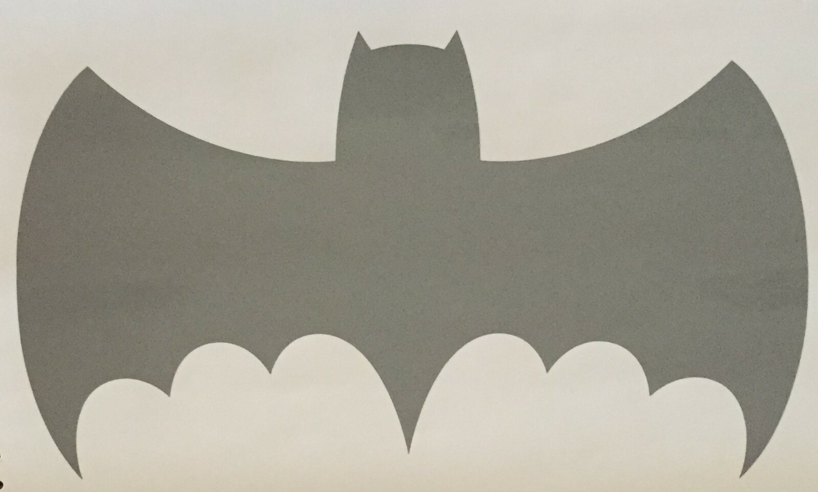 1966 Batmobile Hood Batman Vinyl GUNMETAL DECAL sticker 3" Wide for ...