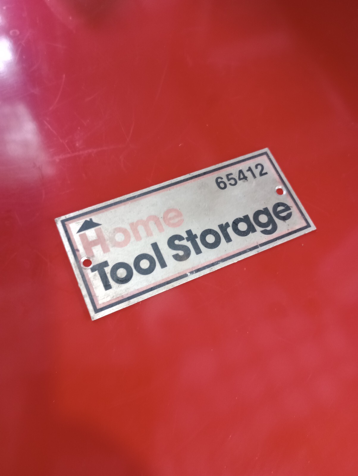 Vintage Craftsman Home Tool Storage 3-9/16" Toolbox Tool Box Emblem USA ...