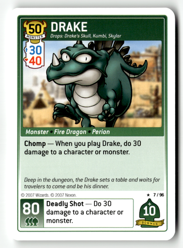 Maplestory TCGi - Drake - Rare - SET 1 - Wizards | eBay