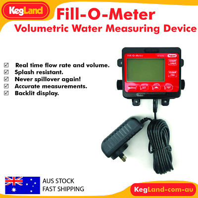 Fill-O-Meter Volumetric Water Measuring Device Real Time Water Flow ...