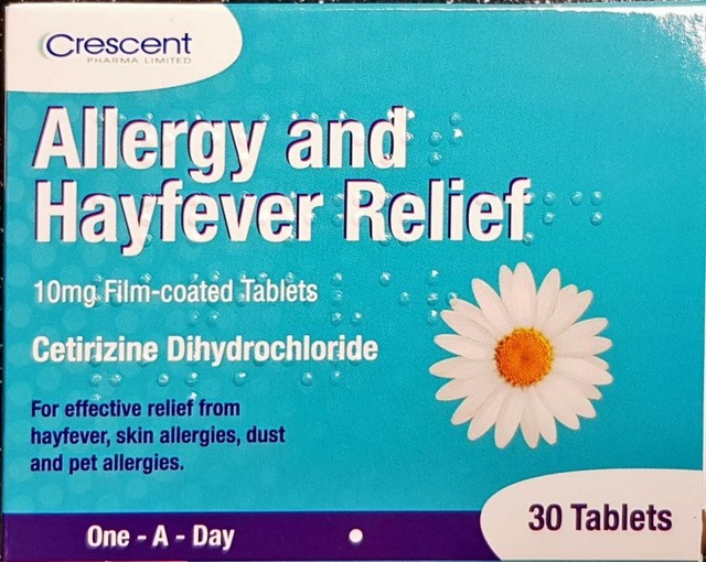 Allacan Cetirizine Hayfever and Allergy Tablets - 30 Tablets for sale ...
