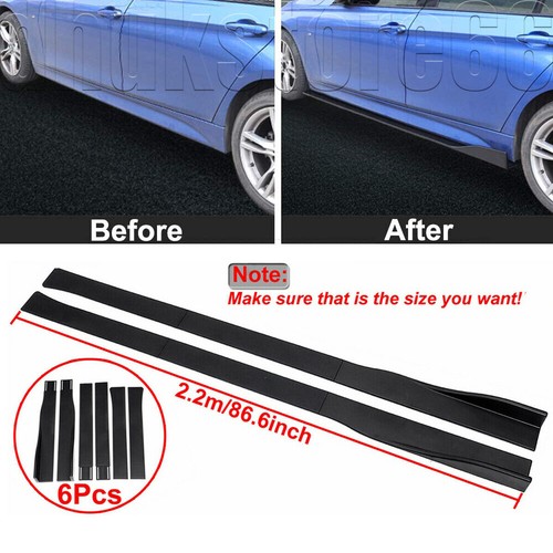 86.6'' For Mazda 3 2004-2016 Car Side Skirt Extension Splitter Rocker ...