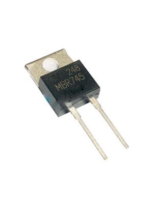 10Pcs MBR745 TO-220-2 Schottky Diodes & Rectifiers 7.5 amp Rectifiers ...