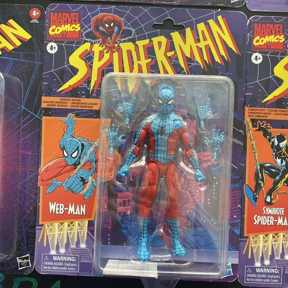 Marvel Legends Spider-Man,Rhino,Lizard,Scorpion,Webman,Scarlet Spider ...