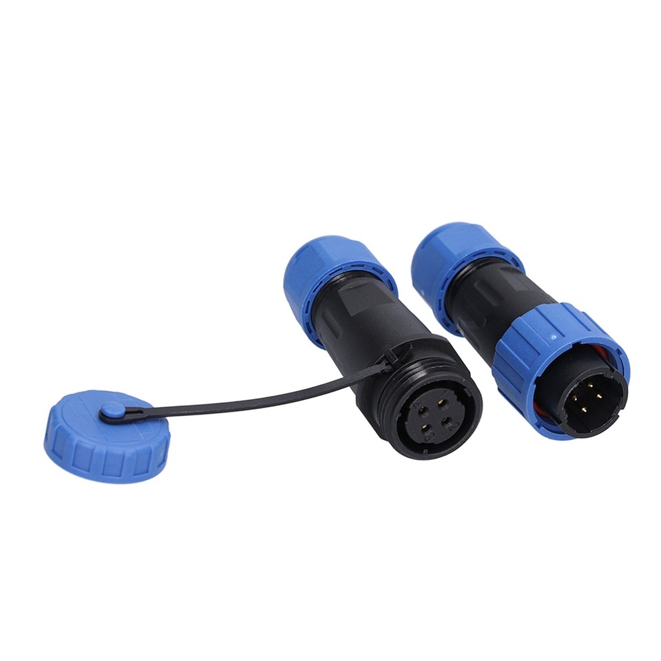 4 Pin Aviation Connector IP68 Male And Female Aviation Connectors Plug ...