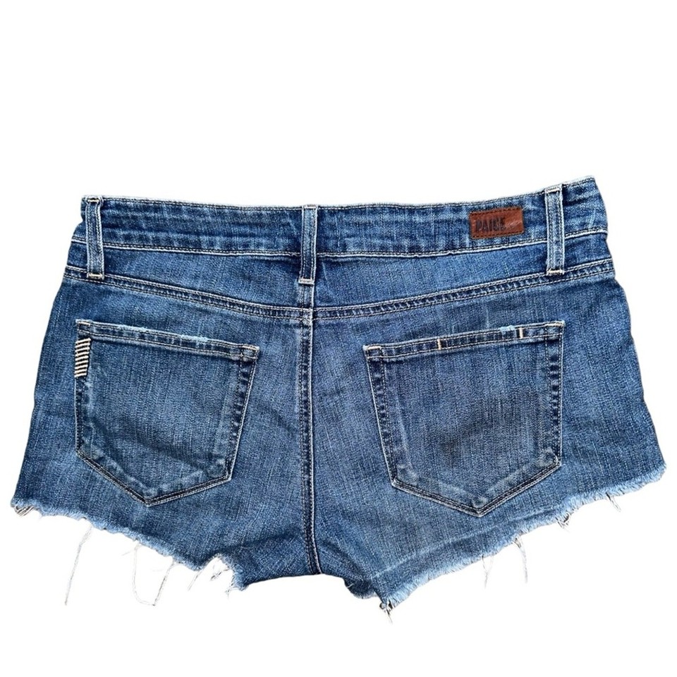 Paige Denim Women’s Size 24 Medium Blue Wash Jimmy Jimmy Cut Off Jean ...