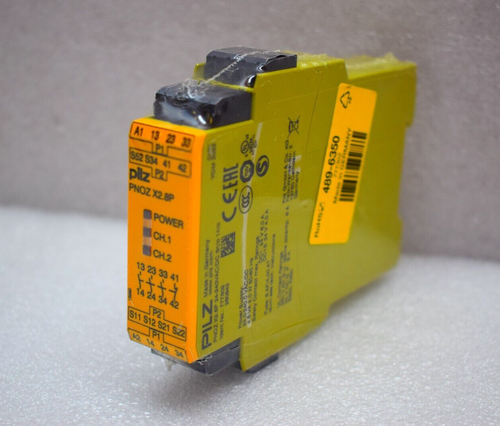 777302 PILZ PNOZX2.8P 24-240VAC/DC 3N/O 1N/C SAFETY RELAY 24-240VAC/DC ...