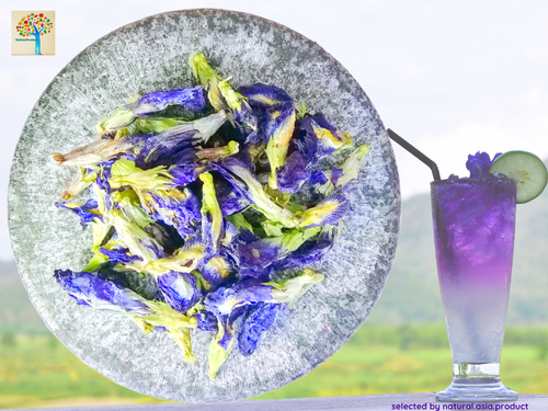 100 g_Organic Butterfly pea tea Clitoria ternatea Blue bellvine_no ...