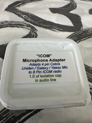 icom microphone 4 pin to 8 pin adapter | eBay