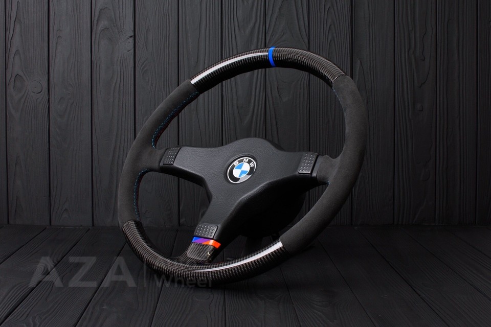 Bmw M Tech 1 steering wheel refinished 385mm e30 M3 325i 535i e28 e34 ...